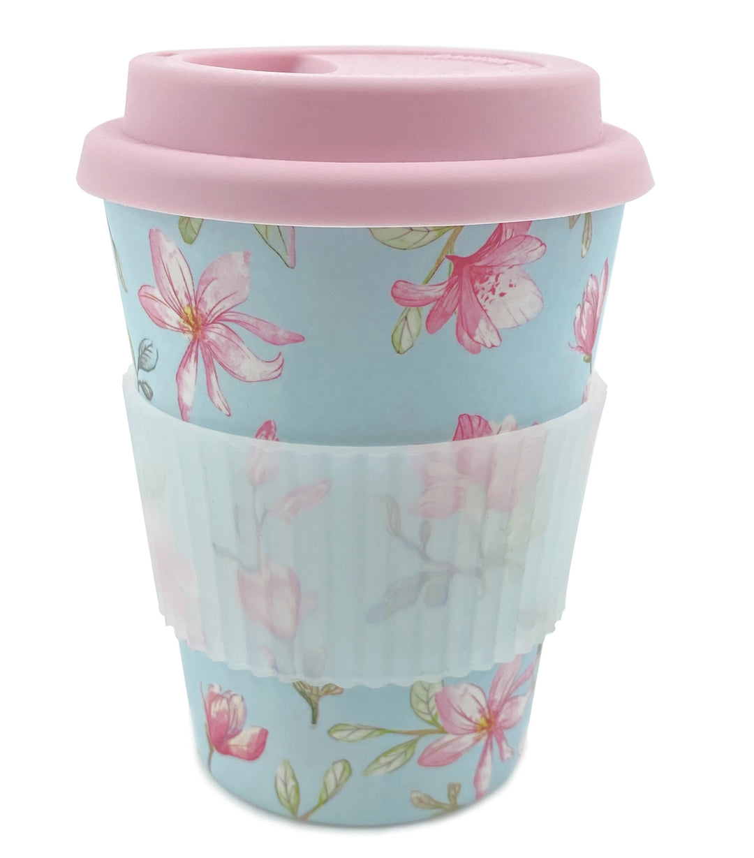 Floral Reusable Bamboo Coffee Cup | Magnolia Lounge Australia